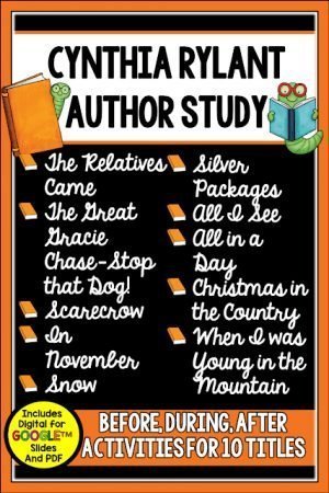 Simple Ways To Use Cynthia Rylant's Books As Mentor Texts