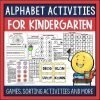Alphabet Activities, Beginning Sounds, Letter Names, Letter Sounds, RTI ...