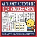 Alphabet Activities, Beginning Sounds, Letter Names, Letter Sounds, RTI ...