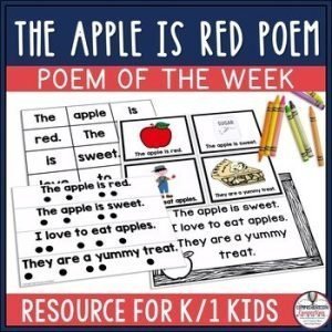 Spring Poem Of The Week For Kindergarten And First Grade Poetry Lessons ...