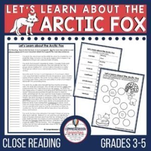 Close Reading With Polar Animals, A Perfect Activity For Winter