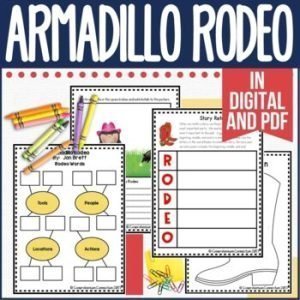 Armadillo Rodeo By Jan Brett Cowboy Days Activities In Digital And PDF ...