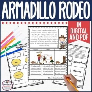 Armadillo Rodeo By Jan Brett Cowboy Days Activities In Digital And PDF ...