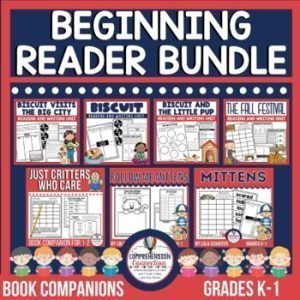Beginning Reader Book Companions Bundle | Comprehension Connection