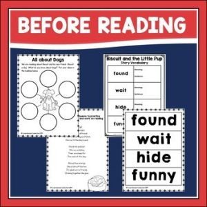 Biscuit And The Little Pup Book Companion | Comprehension Connection