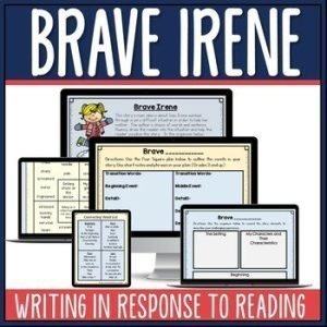 Brave Irene By William Steig Reading And Writing Book Study In Digital ...