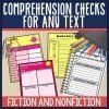 Comprehension Checks For Any Text, Graphic Organizers | Comprehension ...