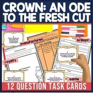 Crown An Ode To The Fresh Cut Reading And Writing Activities In Digital ...