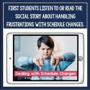 Dealing With Schedule Change Social Story And Activities Boom Cards ...