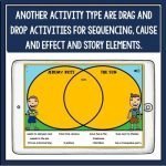 Enemy Pie Comprehension Activities Boom Cards | Comprehension Connection