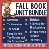 Fall Book Unit Bundle In Digital And PDF Formats | Comprehension Connection