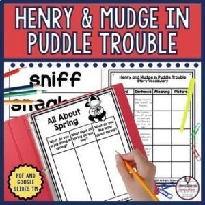Henry And Mudge In Puddle Trouble By Cynthia Rylant Comprehension ...