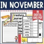 In November By Cynthia Rylant Activities In Digital And PDF ...