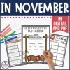 In November By Cynthia Rylant Activities In Digital And PDF ...