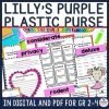 Lilly's Purple Plastic Purse By Kevin Henkes Activities In Digital And ...