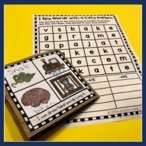 Long A Project For First Grade To Practice Rhyming And Spelling ...