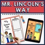 Mr. Lincoln's Way By Patricia Polacco Activities And Lapbook In Digital ...