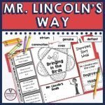 Mr. Lincoln's Way By Patricia Polacco Activities And Lapbook In Digital ...