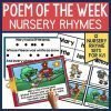 Nursery Rhyme Activities, Concept Of Print, Rhyming Words, Pocket Chart ...