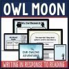 Owl Moon By Jane Yolen Reading Activities In Digital And PDF ...