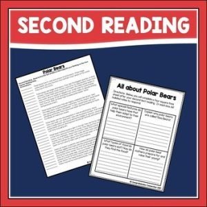 Polar Bears Close Reading Activity, Winter Close Reading, Informational ...