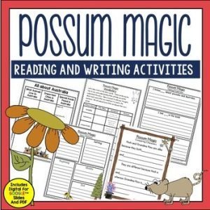 Possum Magic By Mem Fox Activities In Digital And PDF | Comprehension ...