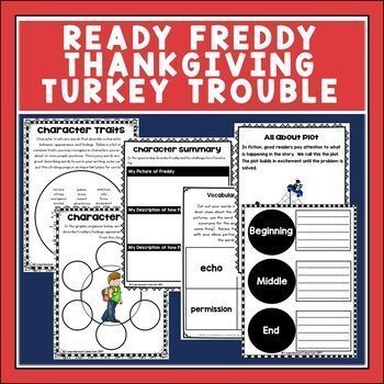 Ready Freddy Thanksgiving Turkey Trouble Novel Study | Comprehension ...