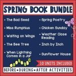 Spring Book Unit Bundle With Spring Poetry And Partner Plays ...