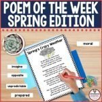 Spring Poem Of The Week, Fluency Activities, Spring Poetry, Fluency Fun ...