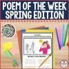 Spring Poem Of The Week, Fluency Activities, Spring Poetry, Fluency Fun ...
