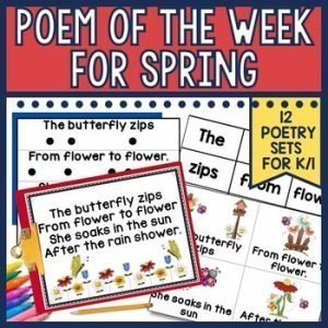 Spring Poem Of The Week For Kindergarten And First Grade Poetry Lessons ...