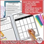 Strega Nona By Tomie DePaola Literacy Bundle In Digital And PDF ...