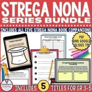 Strega Nona By Tomie DePaola Literacy Bundle In Digital And PDF ...