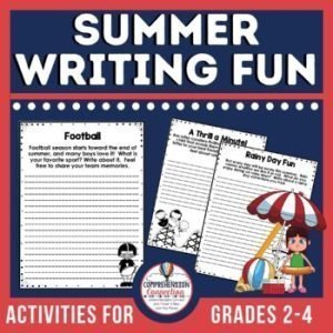Summer Writing Prompts, Summer Themed Writing Activities ...
