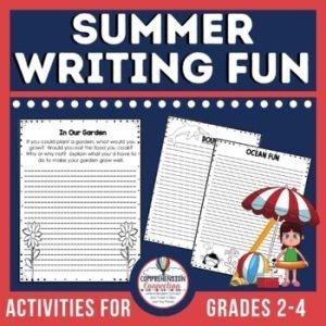 Summer Writing Prompts, Summer Themed Writing Activities ...