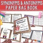 Synonyms And Antonyms Project Paper Bag Book Synonym And Antonyms ...