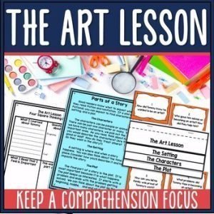 The Art Lesson By Tomie DePaola Literacy Activities In Digital And PDF ...
