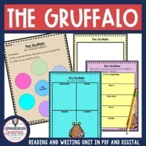 The Gruffalo By Julia Donaldson Reading Activities In Digital And PDF ...