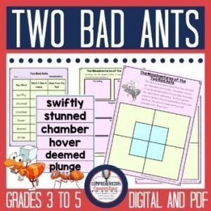 Two Bad Ants By Chris Van Allsburg Activities Mentor Text ...