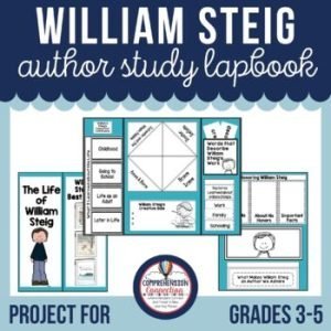 William Steig Author Study Bundle In Digital And PDF | Comprehension ...